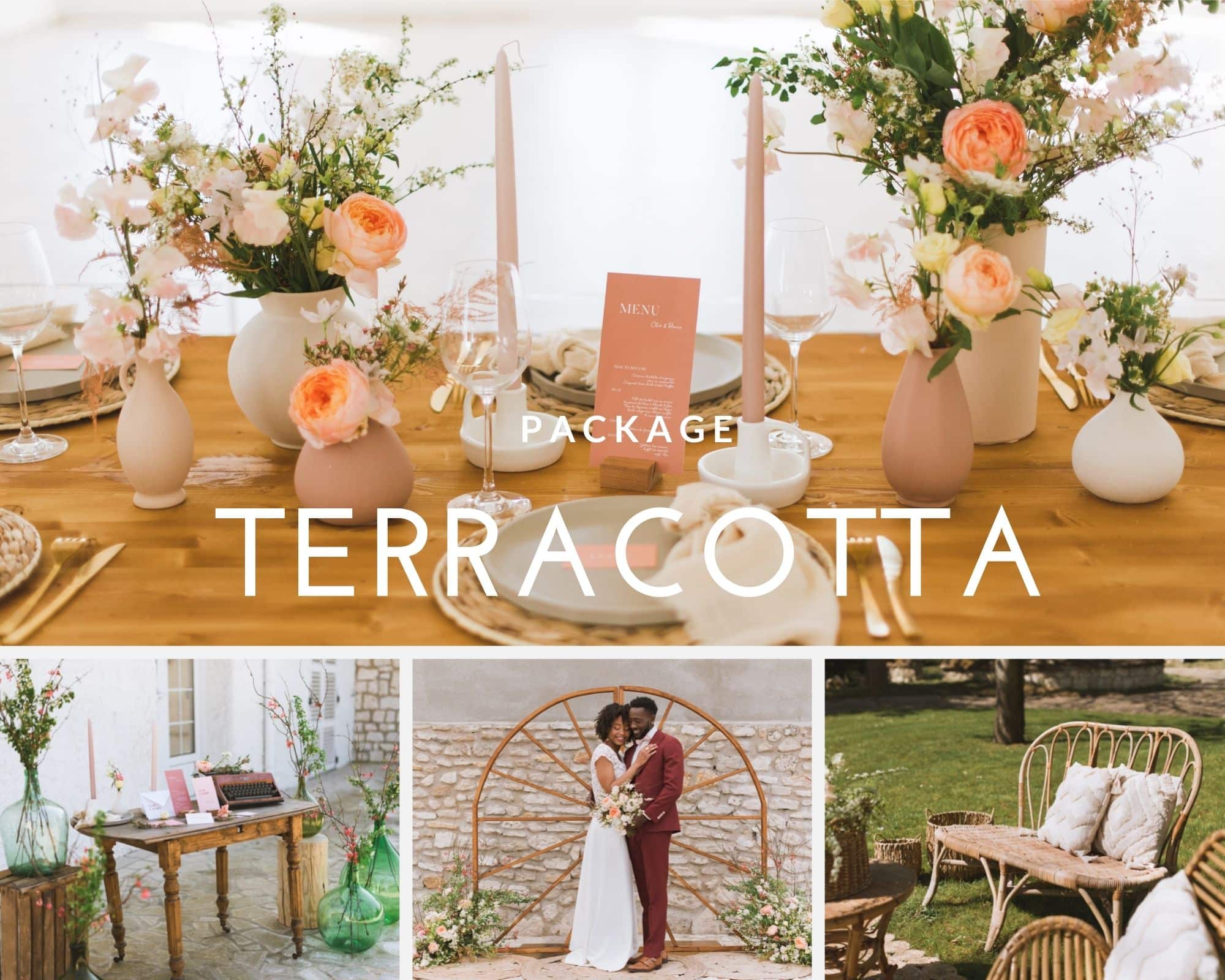 package terracotta | Mariage Vintage